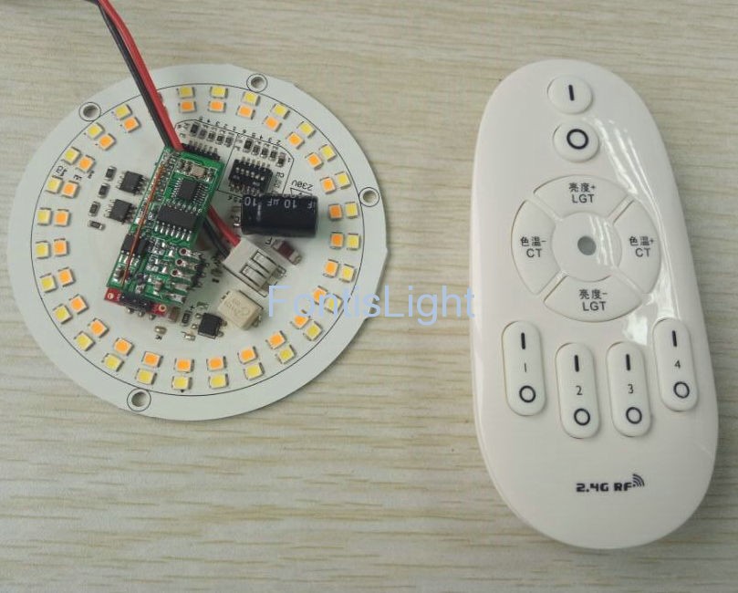 CCT adjustable led module 230V with Controller