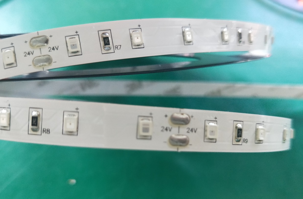 Amber color 2835 led strips