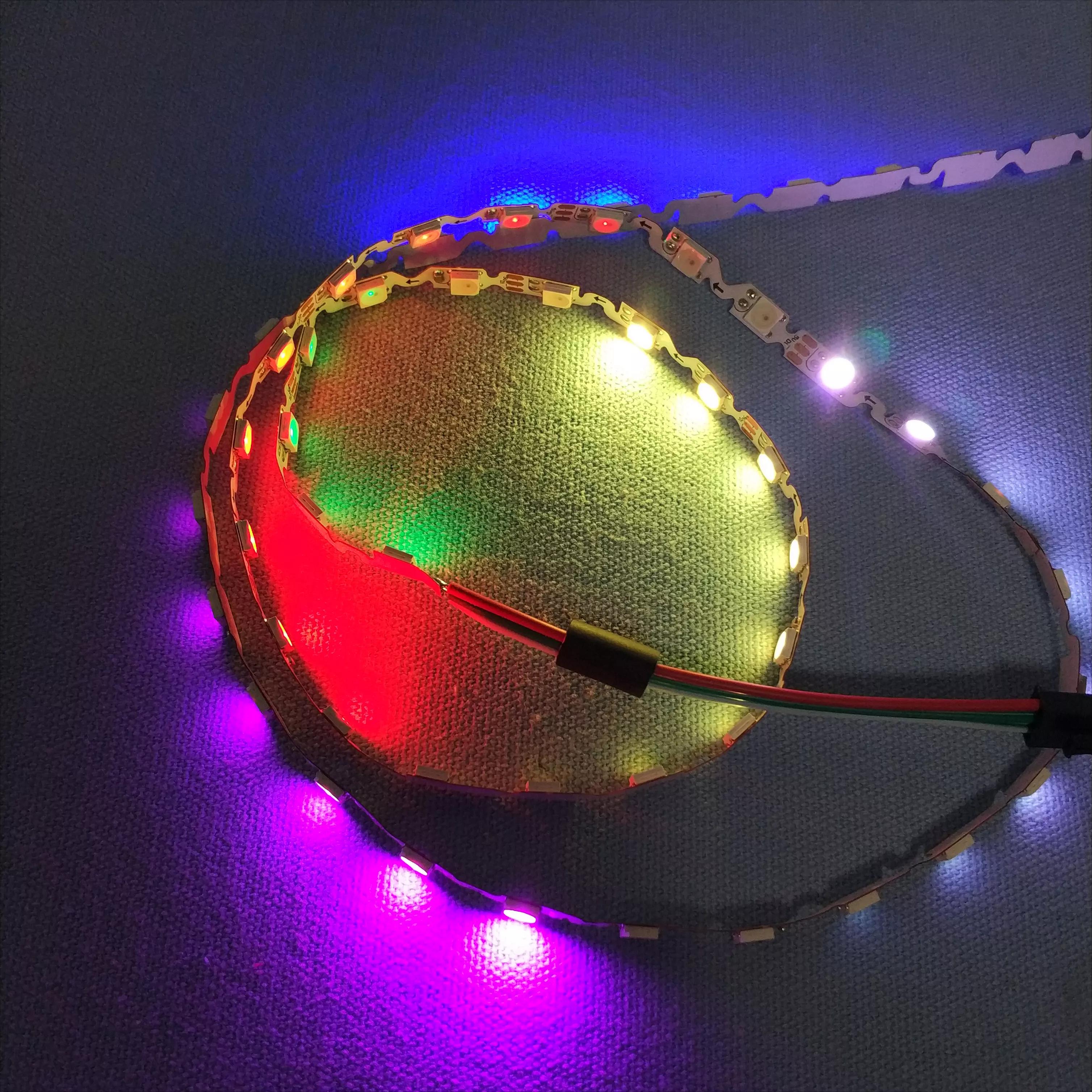 Bendable Zigzag RGB addressable Led Strip